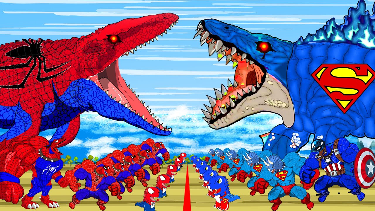 SHARK VS MOSASAURUS, T- REX, VELOCIRAPTOR, TRICERATOPS: The Best of ...