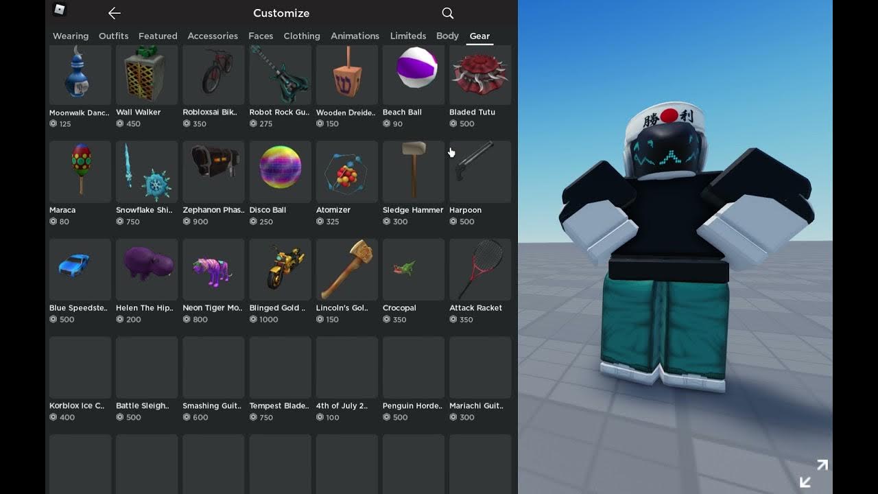 Roblox ⭐ Catalog Avatar Editor - YouTube