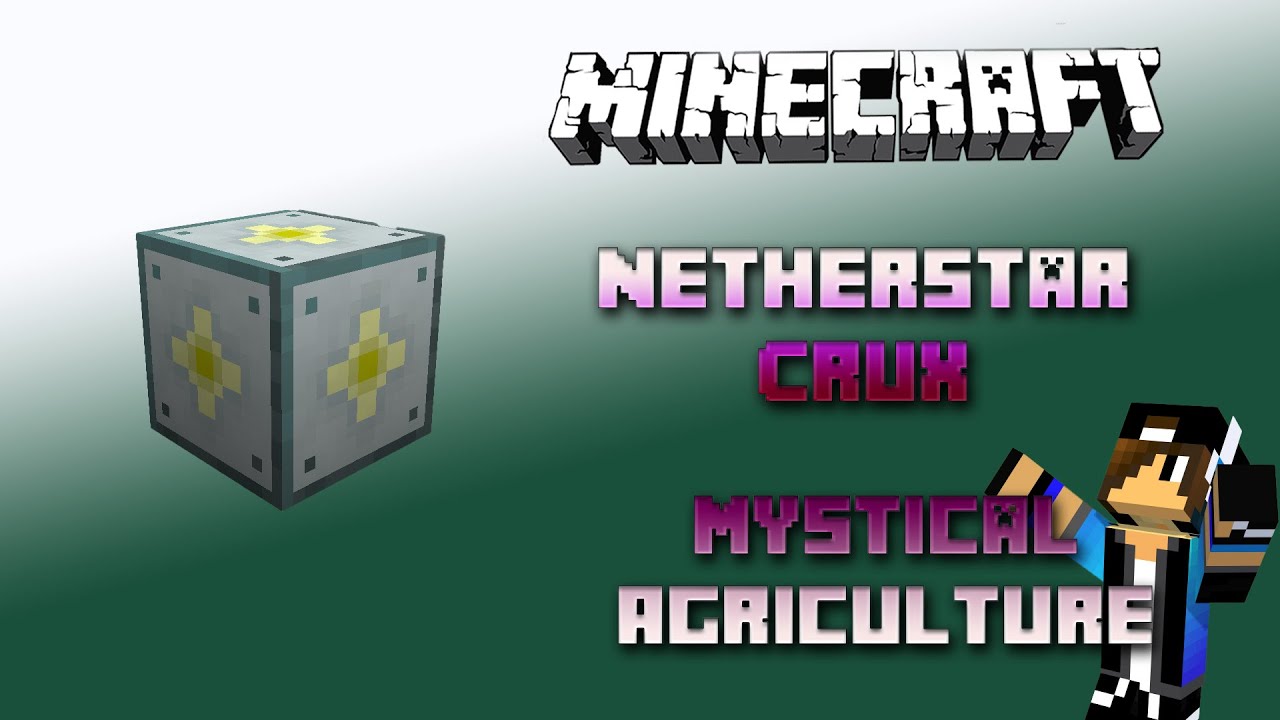 Nether Star Crux 🍎🪴🍋 Minecraft Mystical Agriculture Tutorial 🍎🪴🍋 ...