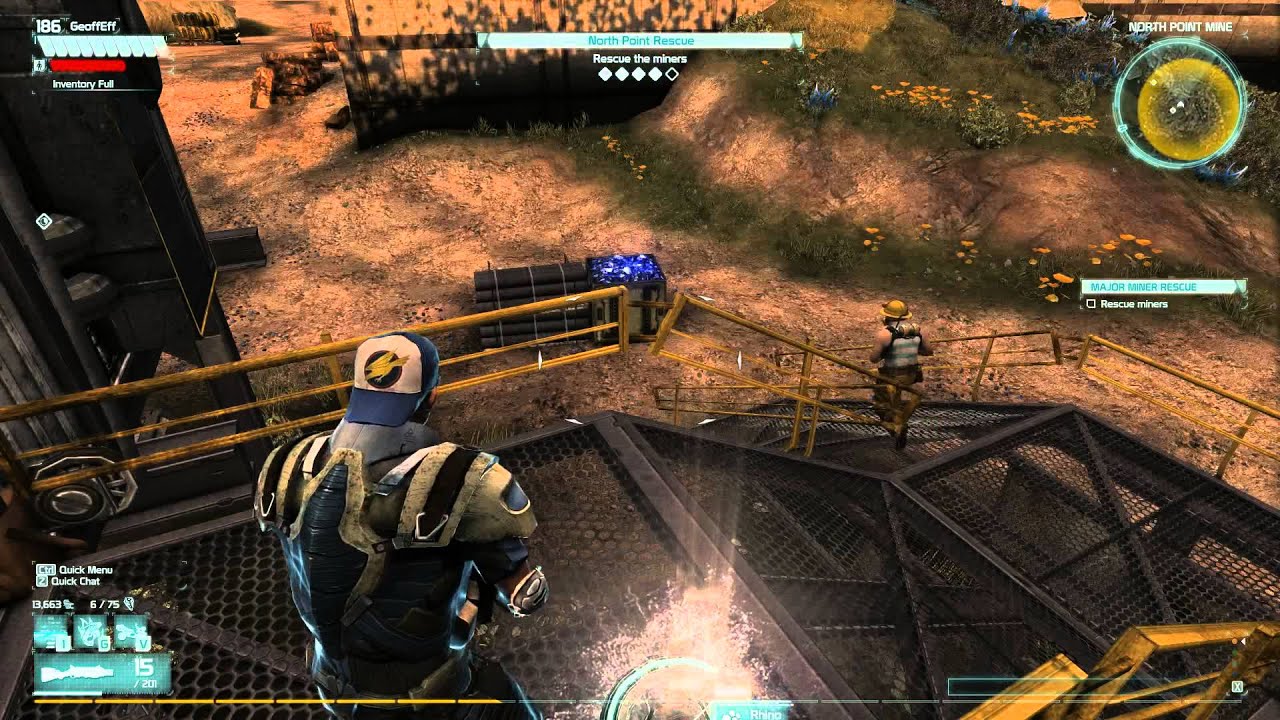 Defiance Major Miner Rescue Main Mission Let's Play - YouTube