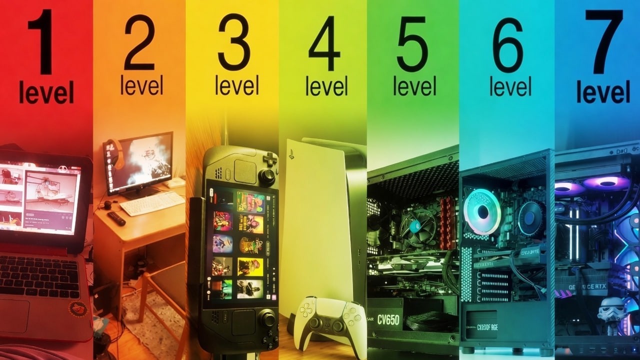 The 7 Levels Every Gamer Goes Through... (We All Start Here) - YouTube