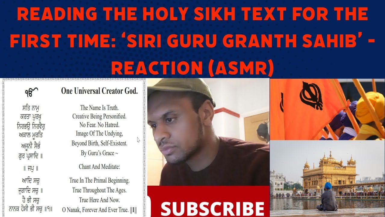 Reading The Holy Sikh Text For The First Time: 'Siri Guru Granth Sahib ...