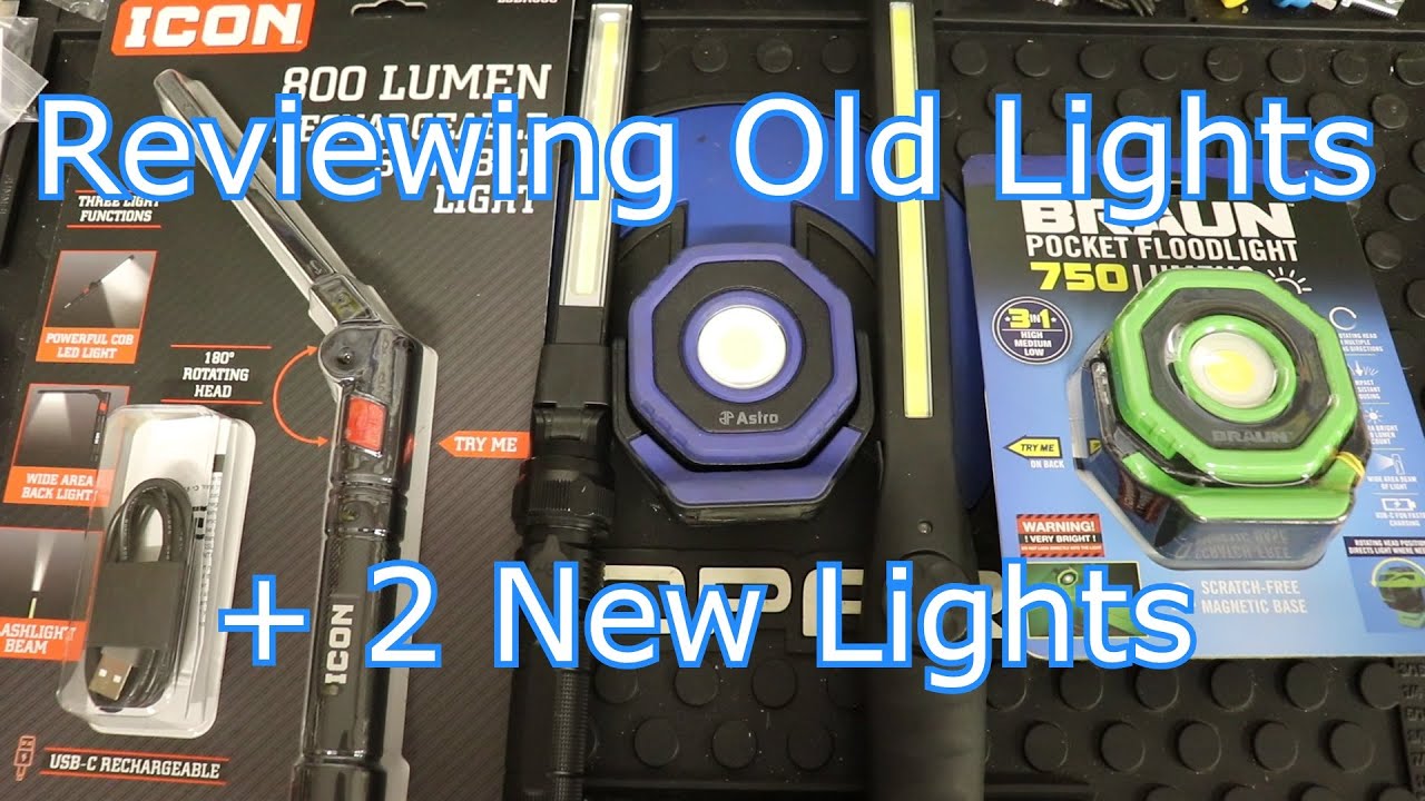 Work Light Updates & New Additions: Icon 800 Lumen Slim Light and Braun ...