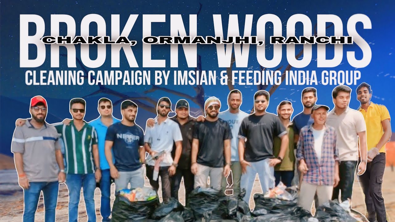 Cleaning campaign in broken woods ranchi #ranchi #brokentree #fullvlogs ...