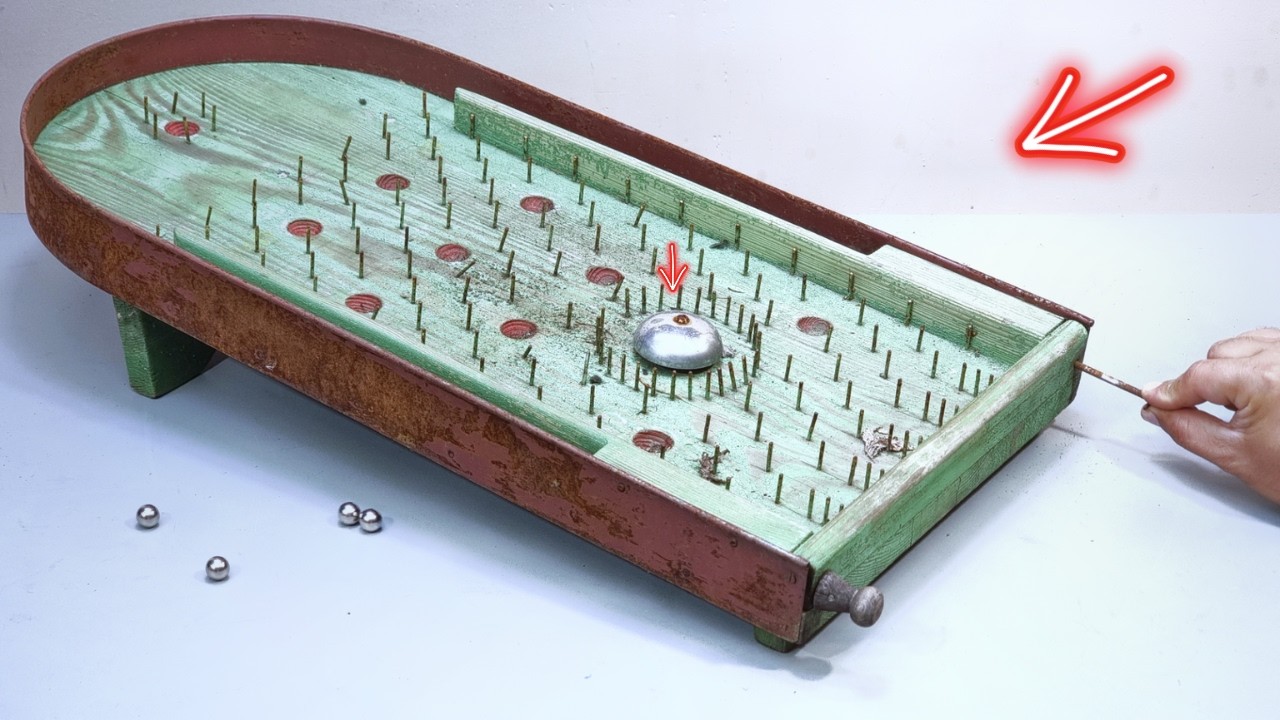I Found and Rebuilt This Incredible 1930s Bagatelle - YouTube