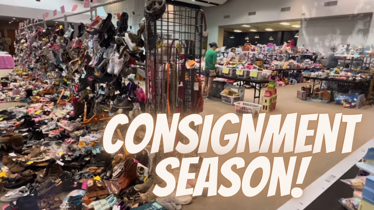 Consignment Season!! Set Up, Thrift & Haul With Us - YouTube