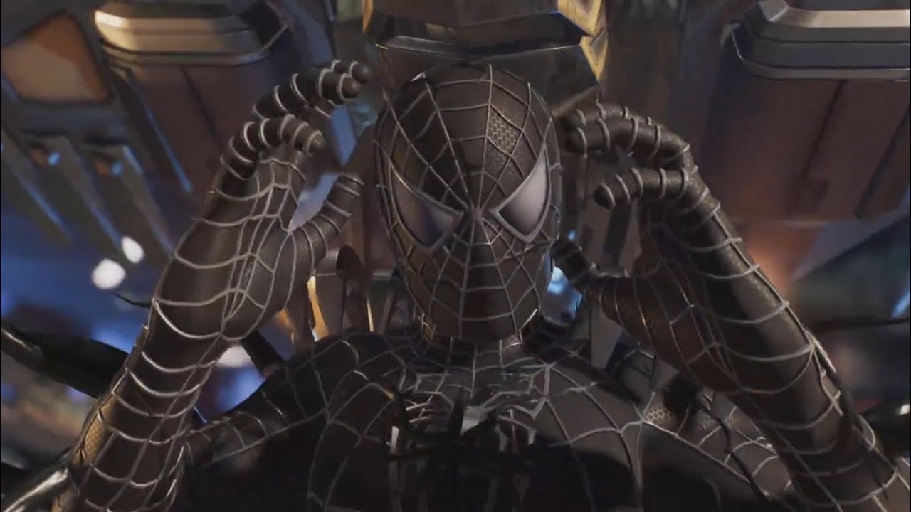 SPIDER-MAN 2 - Raimi Black Suit & Hunters Ambush Peter & Harry - YouTube