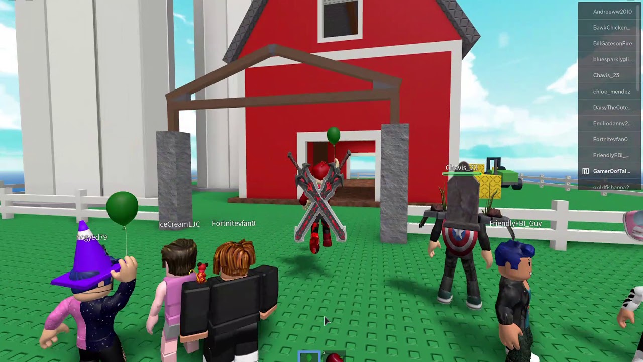 "THERE'S A BARN ON FIRE" survive the natural disasters in roblox - YouTube
