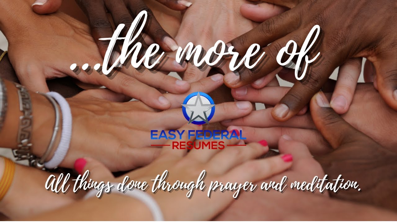 What does Prayer and Mediation have to do with it? Everything...and ...