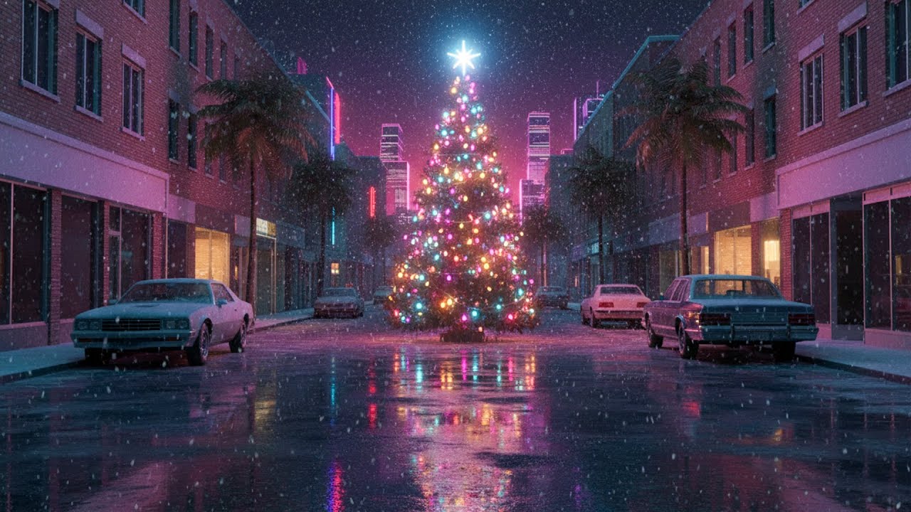 🎄 CITY LIGHTS BACK TO 1988 | Christmas Synthwave - Retrowave ...