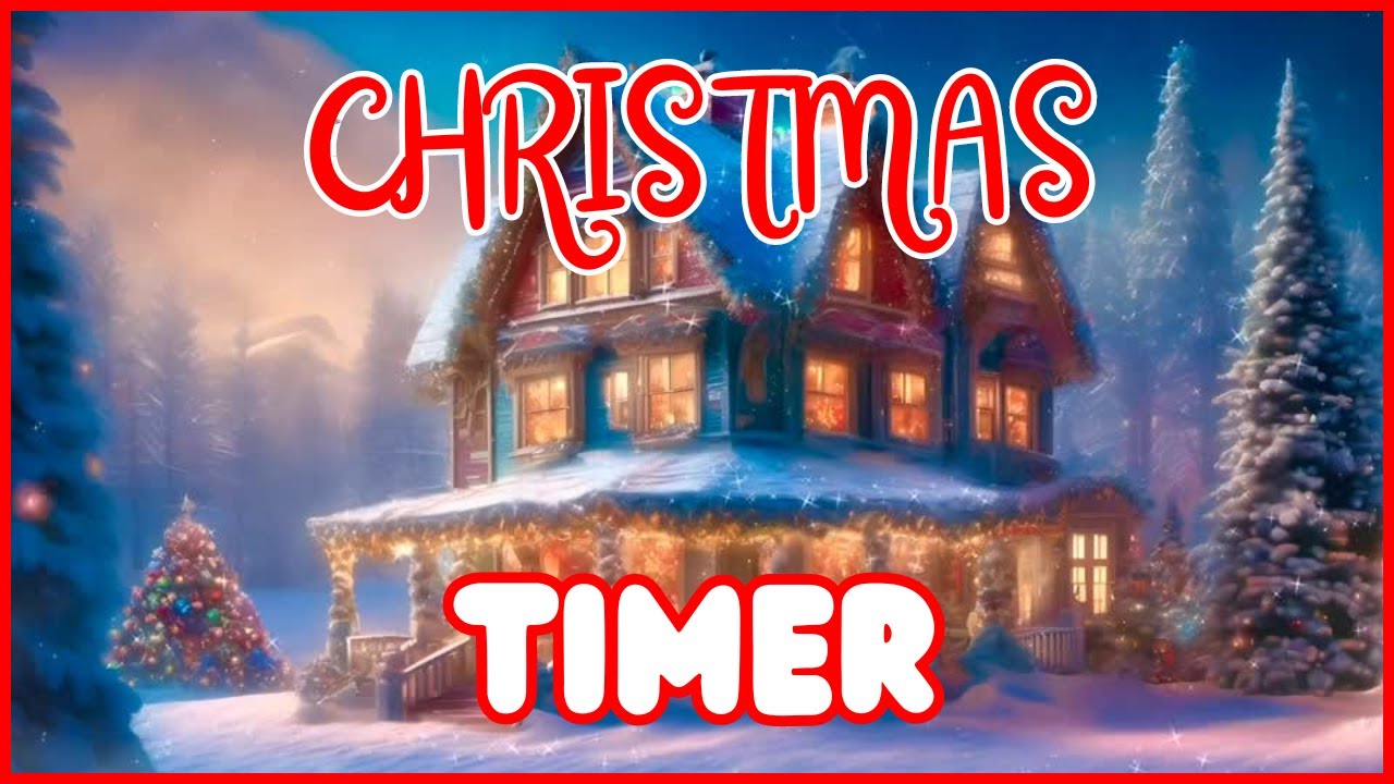 1 Hour of CHRISTMAS TIMER ♦ House ♦ Snow - YouTube