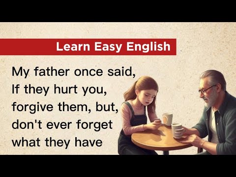 Learn easy english through story l my father once said me l english ...