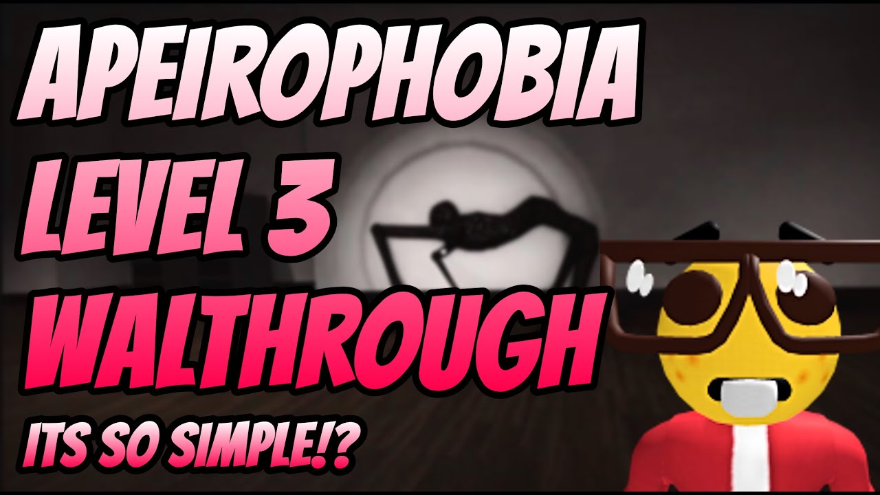 HOW TO ESCAPE: Level 3 APEIROPHOBIA (ROBLOX) #roblox #apeirophobia # ...