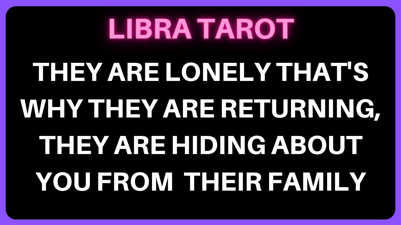 ♎This person is returning for more | libra tarot | libra tarot today ...