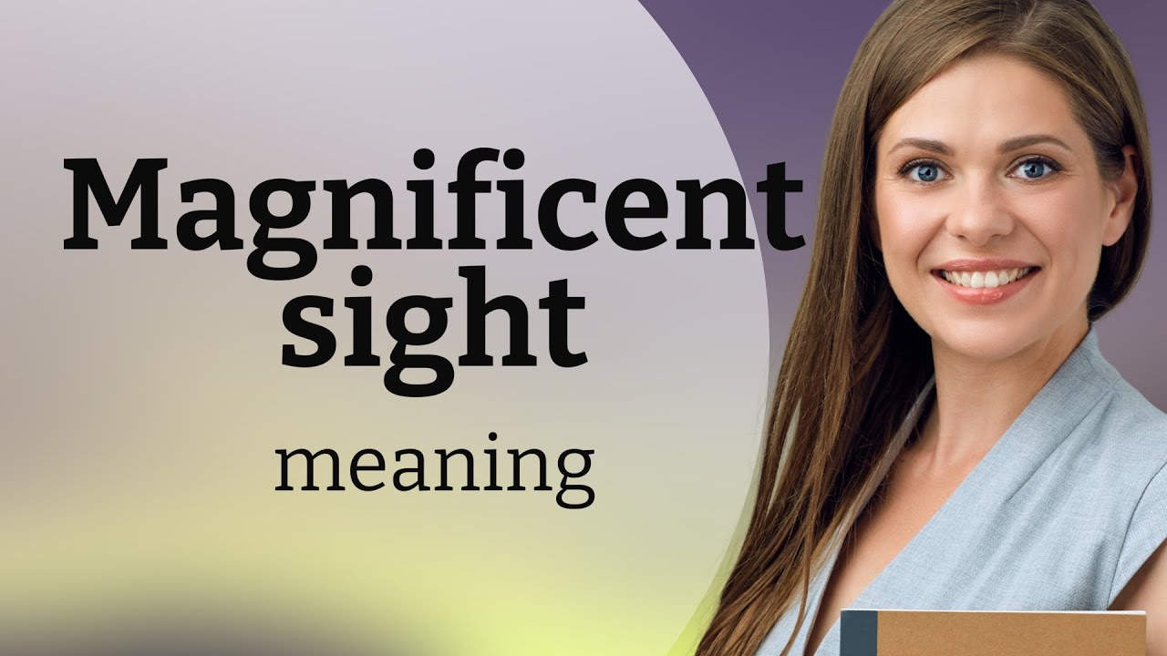 Discovering the "Magnificent Sight": A Journey Through English - YouTube