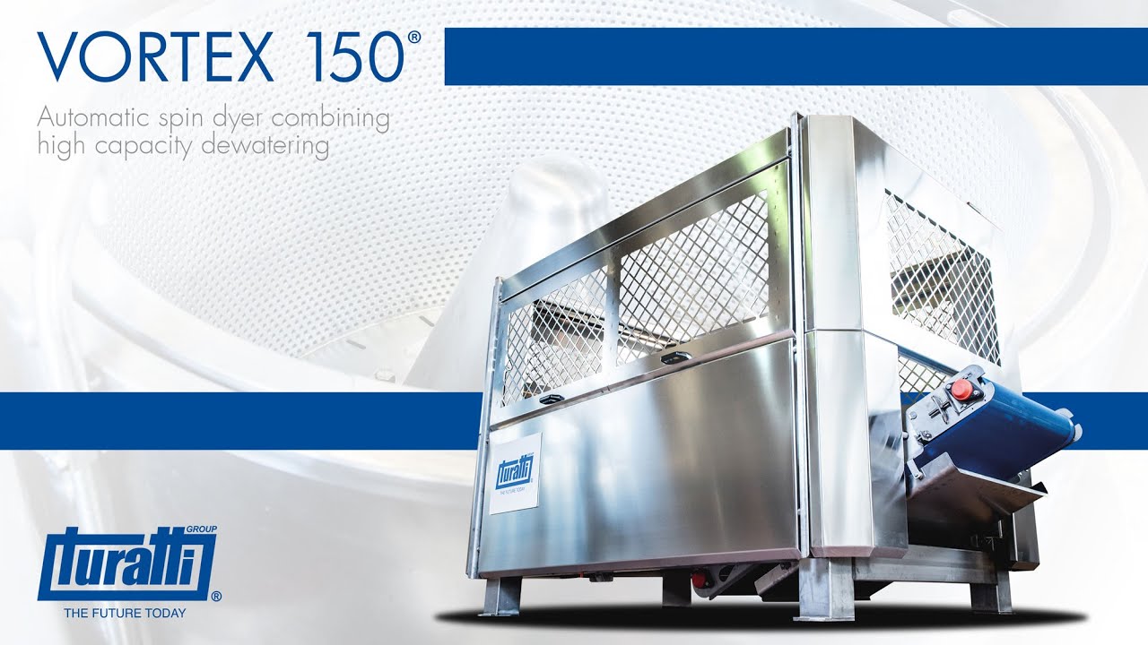 Automatic spin dryer Mod. VORTEX®-150 - YouTube