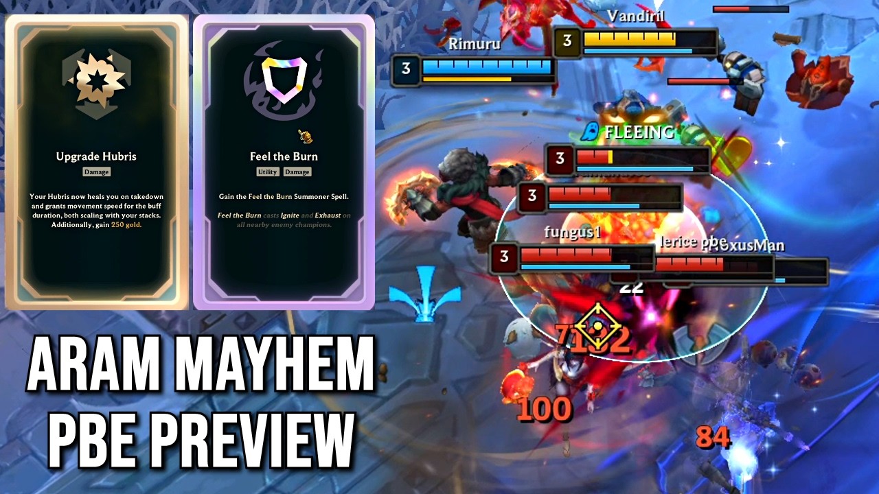 ARAM: MAYHEM - PBE Gameplay Preview (New Mode) - YouTube