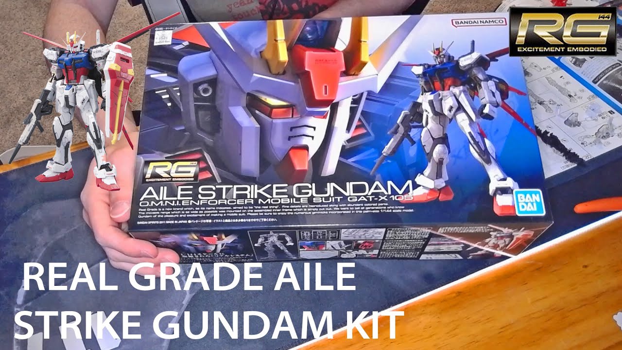 Roblox In Trouble! Aile Strike Real Grade Gundam Building Part 1 - YouTube