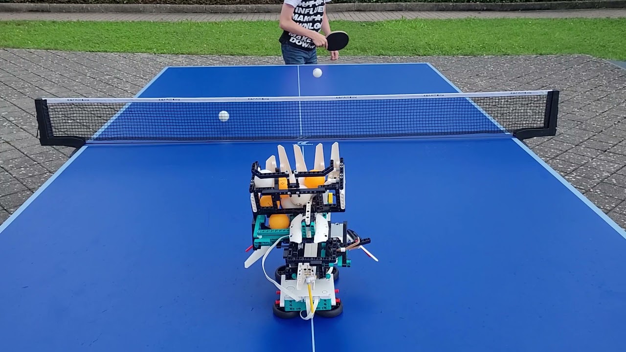 PINGERBEE - Ping pong robot made of LEGO MINDSTORMS ROBOT INVENTOR ...