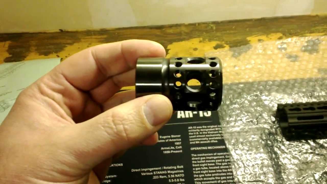 Parallax FFSSR Keymod Rail Barrel Nut Dimensions: Part 1 - YouTube