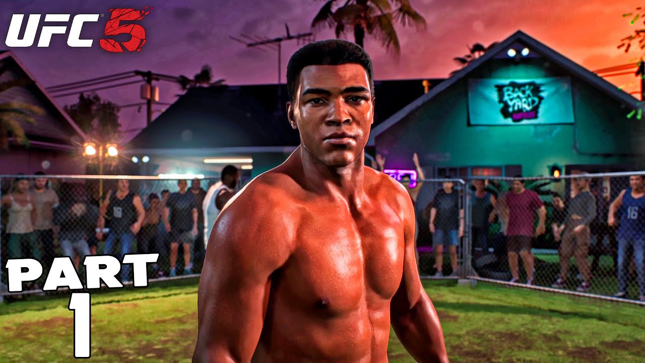 UFC 5 "MUHAMMAD ALI" G.O.A.T CAREER MODE GAMEPLAY WALKTHROUGH PART 1 ...