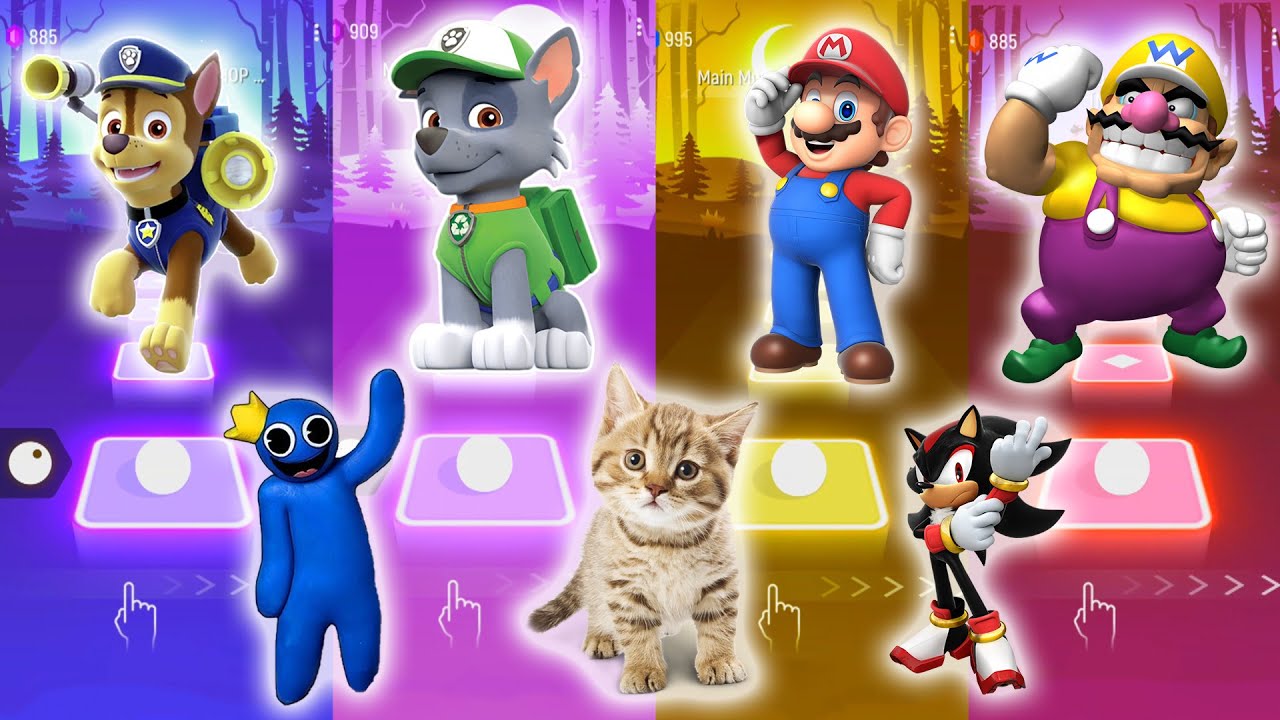 Live! Super Paw Patrol - Mario - Sonic - Cats - Dogs - Rainbow Friends ...