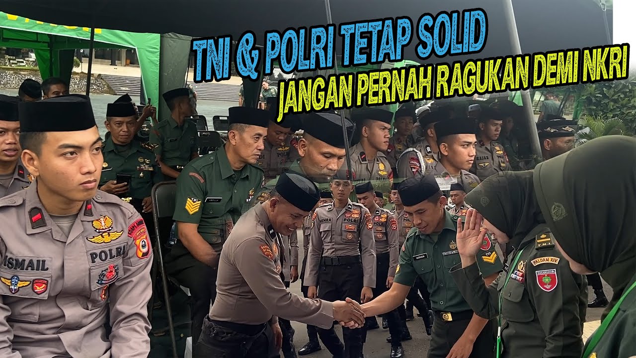 TNI DAN POLRI AKAN TETAP SOLID SERTA TIDAK AKAN TERPECAH-BELAH | TNI POLRI BERSAMA RAKYAT ...