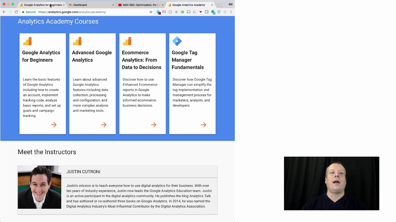 Google Analytics Academy - YouTube