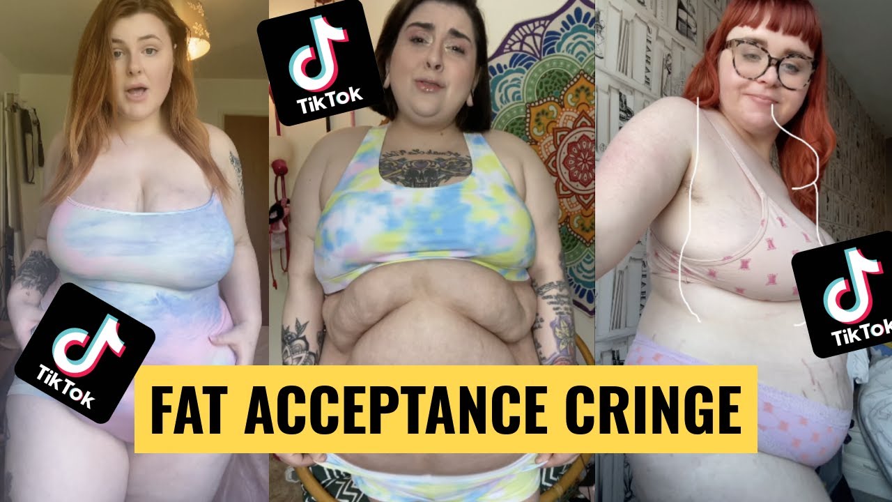 Fat acceptance cringe compilation, body positive - YouTube