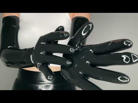 Long Latex Opera Gloves ASMR [No Talking]