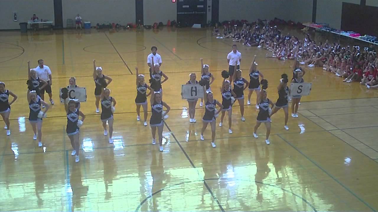 CHS Perfoming A UCA Cheer @ Cheer Camp - YouTube