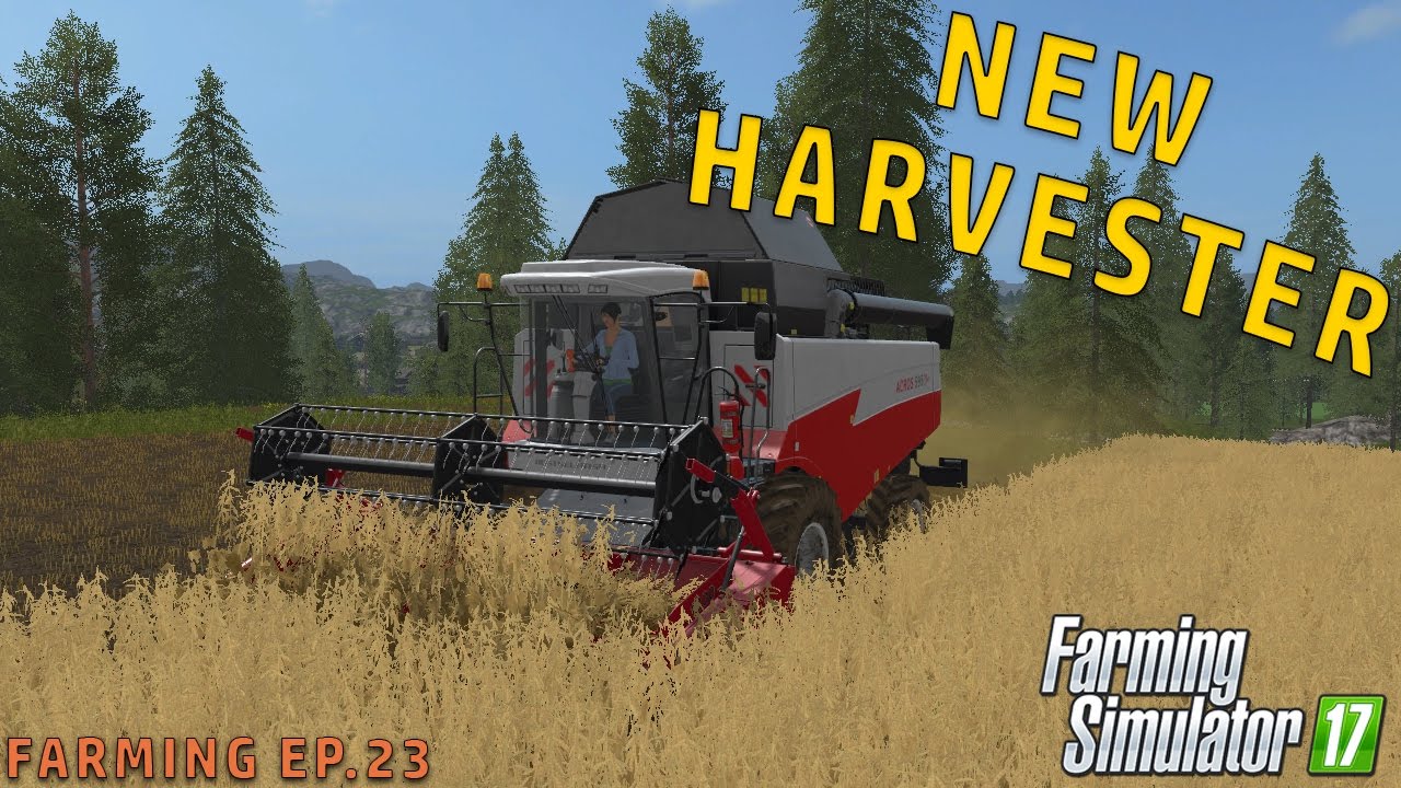 NEW HARVESTER | Farming Simulator 2017 - YouTube