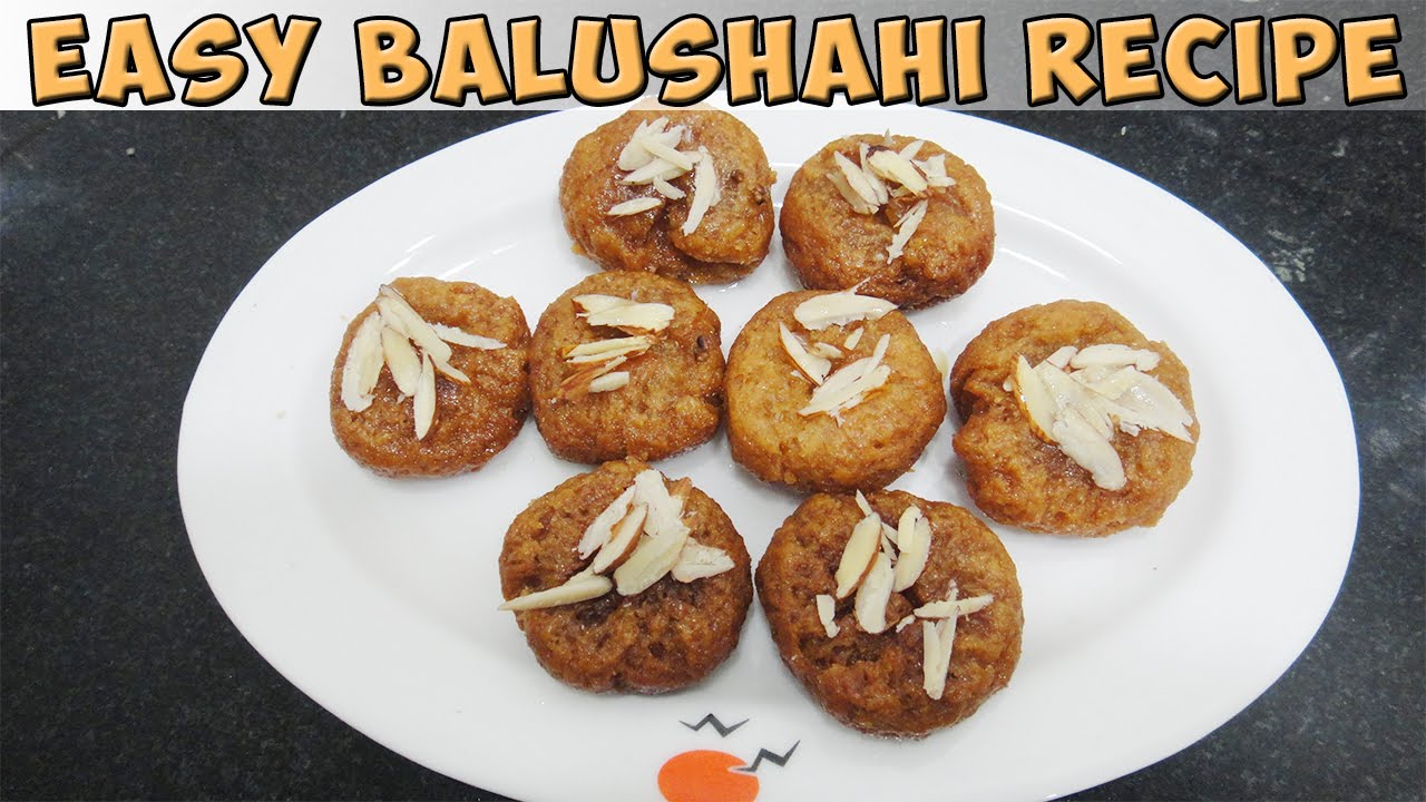 Easy Balushahi Recipe - YouTube