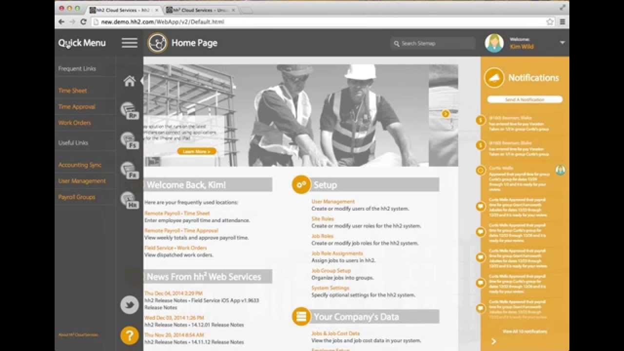 The New hh2 Cloud Services Interface - YouTube