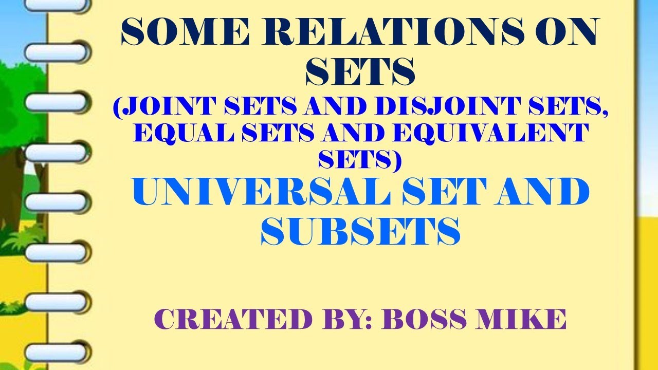 Joint And Disjoint Sets Equal And Equivalent Sets Universal Set And joint-and-disjoint-sets-equal-and-equivalent-sets-universal-set-and