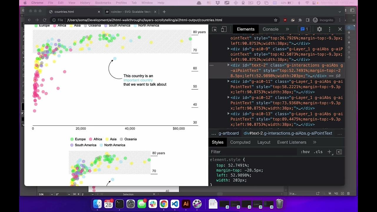 JavaScript interactivity with ai2html Illustrator exports (including D3) - YouTube