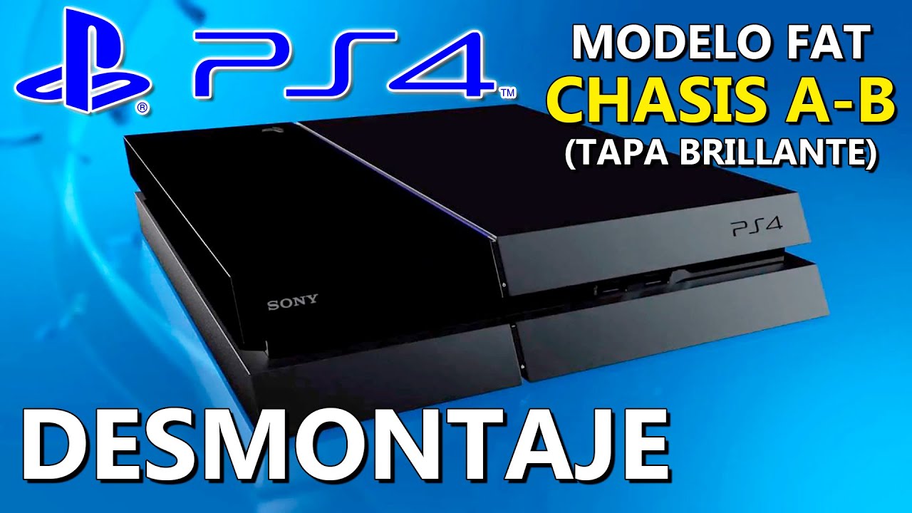COMO ABRIR LA PS4 FAT (CHASIS A-B) // DESMONTAJE COMPLETO - YouTube