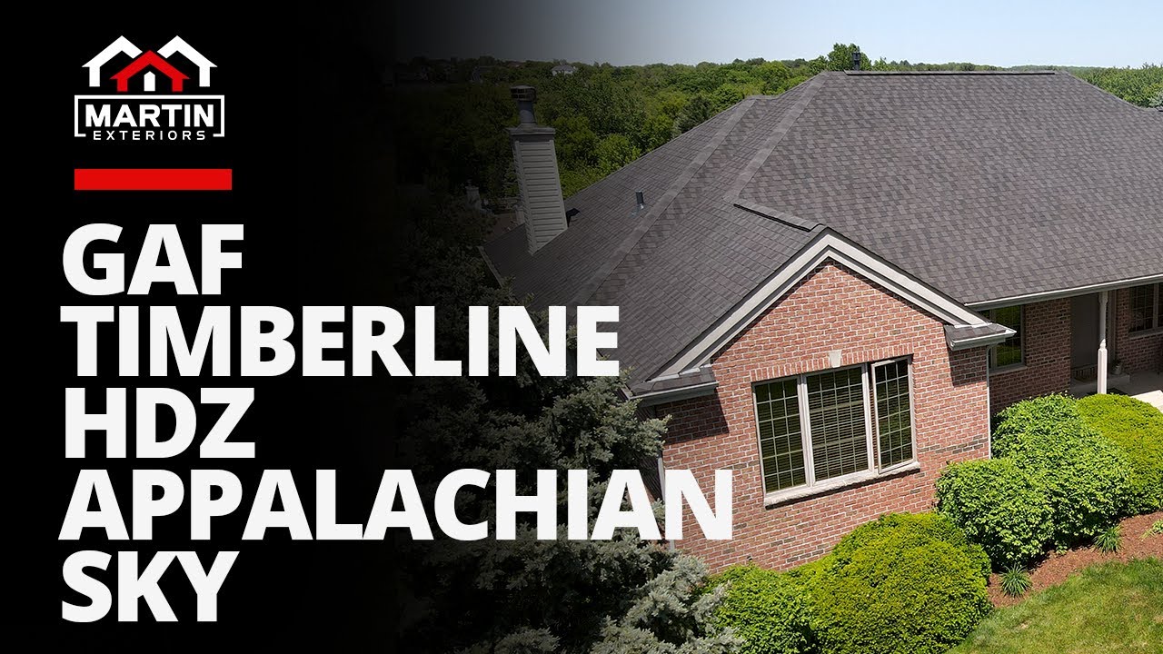 GAF TimberlineHDZ Appalachian Sky | Martin Exteriors - YouTube