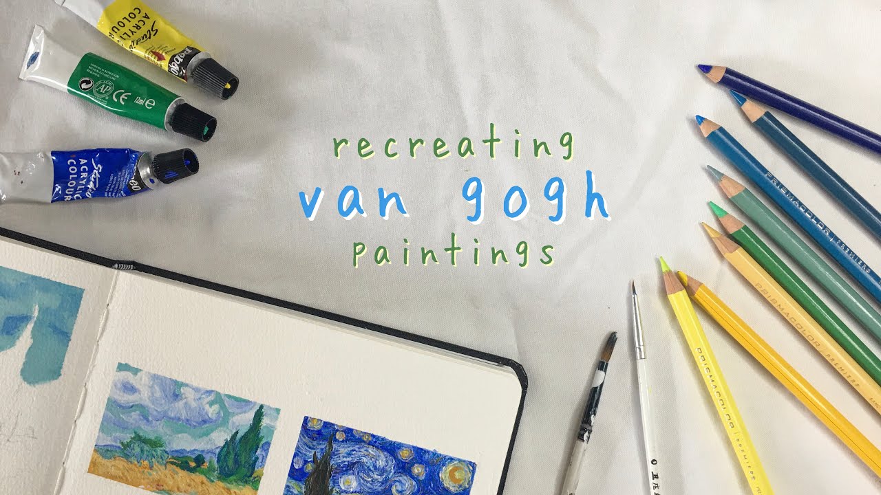 🌟 recreating vincent van gogh paintings - YouTube