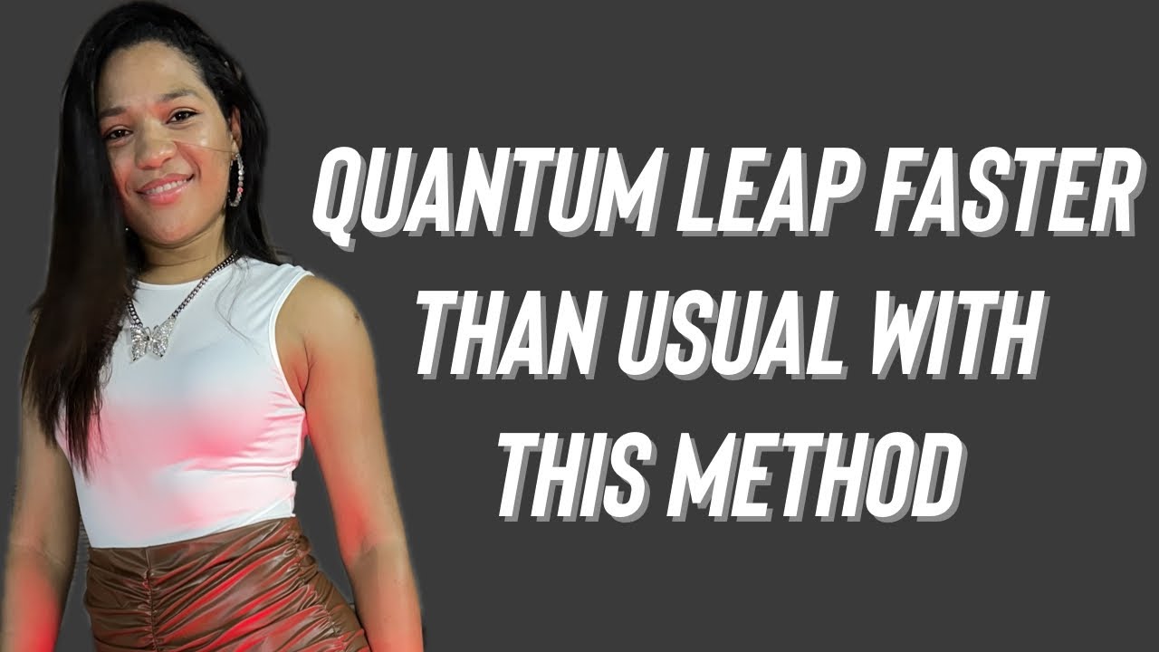 Quantum leap faster than usual with this method - YouTube