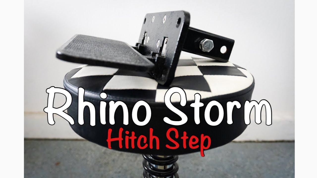Foldable Hitch Step Option - YouTube