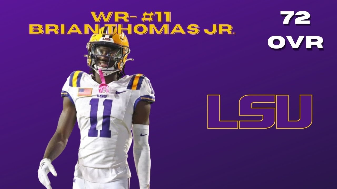 WR Brian Thomas Jr. Madden 24 Creation - YouTube