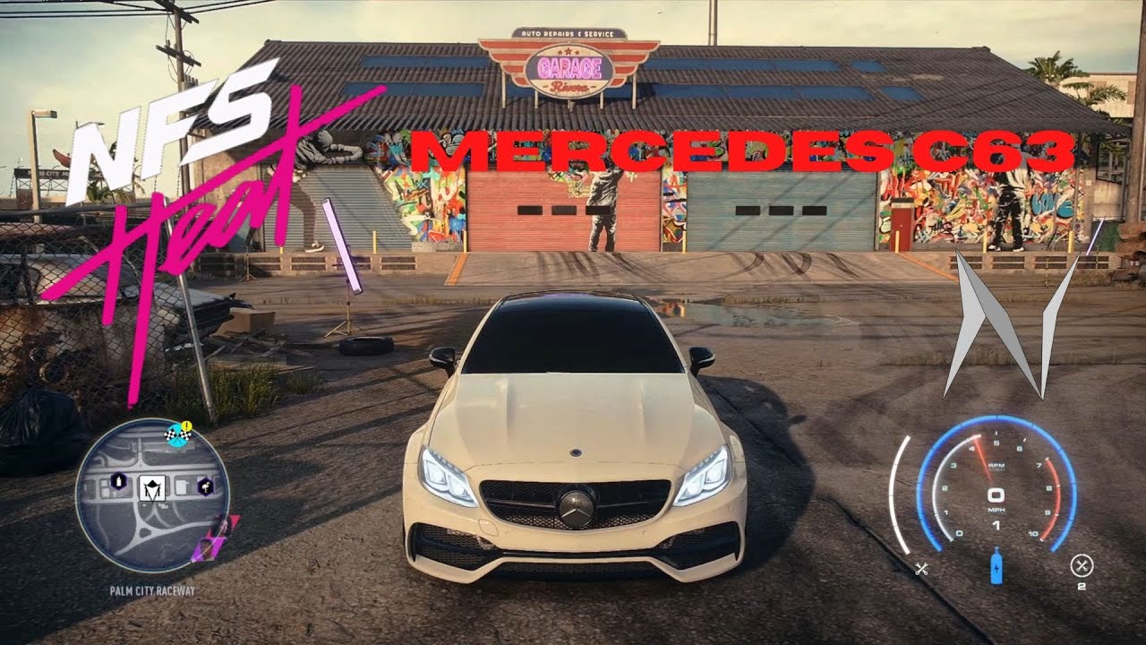 NFS Heat - Mercedes C63 Gameplay - YouTube