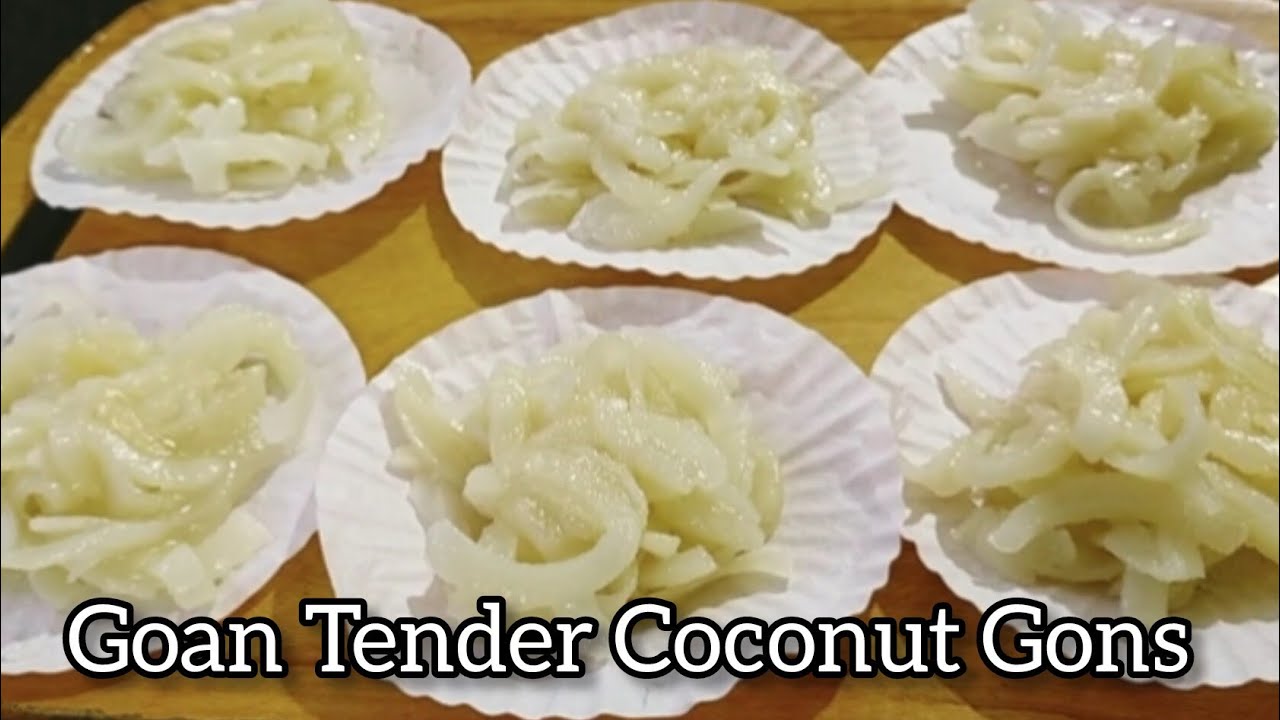 Goan Tender Coconut Gons | Goan Cocada | Tender Coconut Sweet Recipe ...