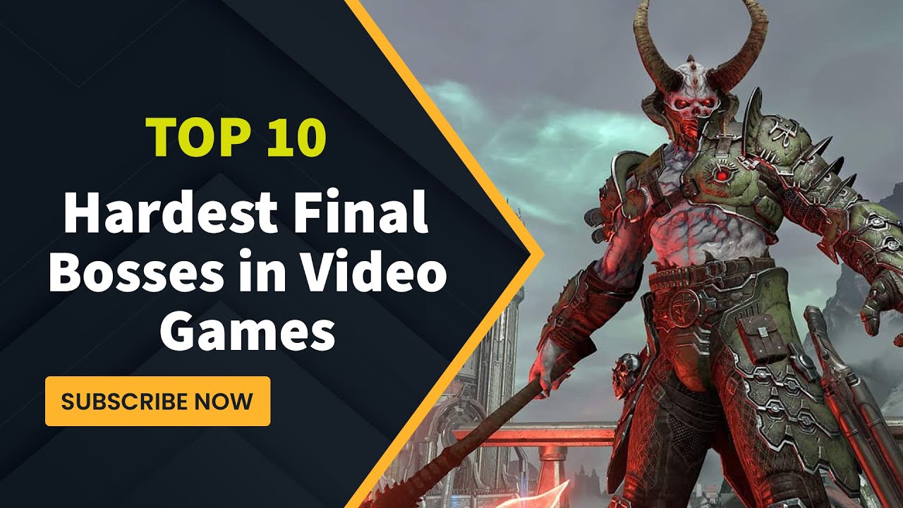 Top 10 Hardest Final Bosses in Video Games - YouTube