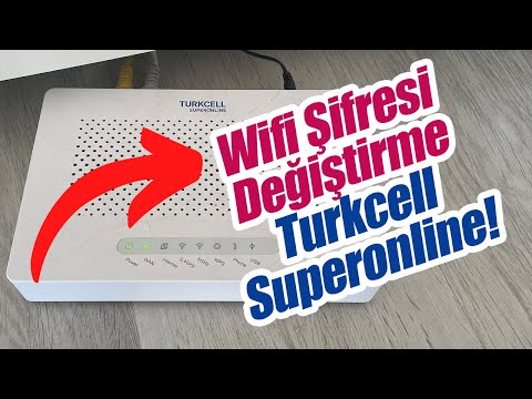 TURKCELL SUPERONLİNE Wİ-Fİ ŞİFRE DEĞİŞTİRME (ZTE MODEM)