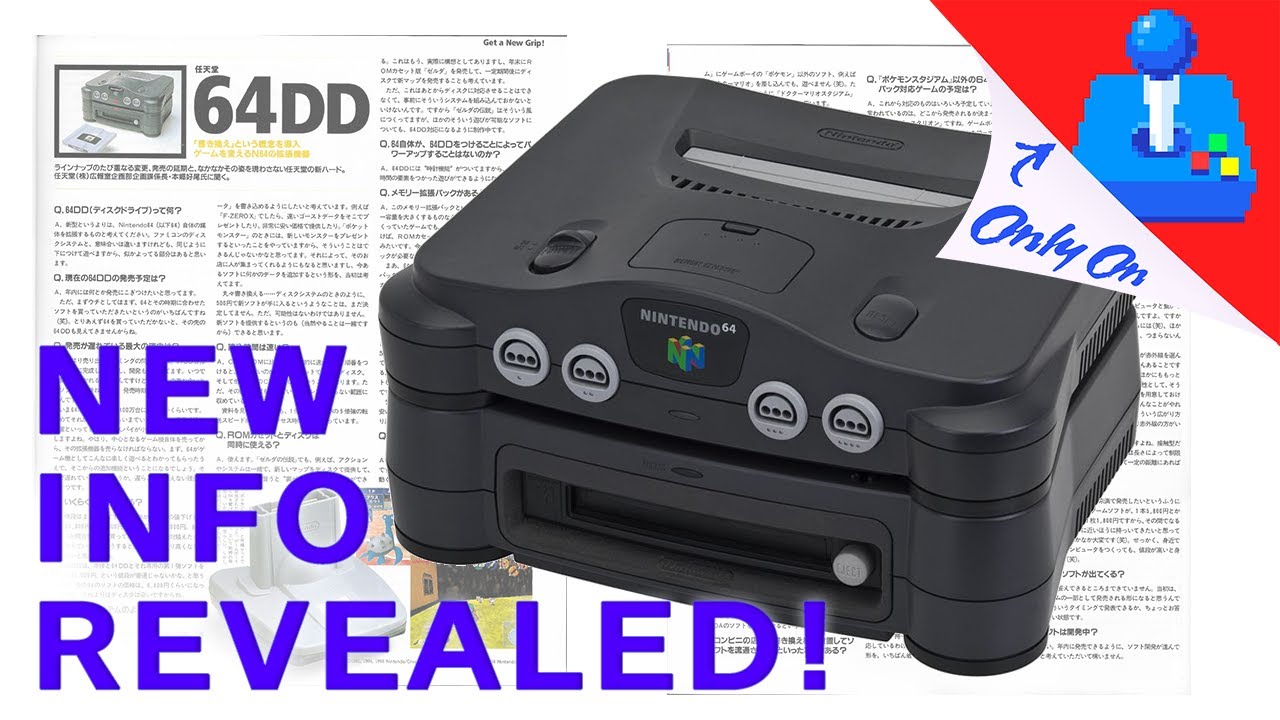 Nintendo 64DD: The REAL Reason it FAILED & Nintendo's Would-Be Plans ...