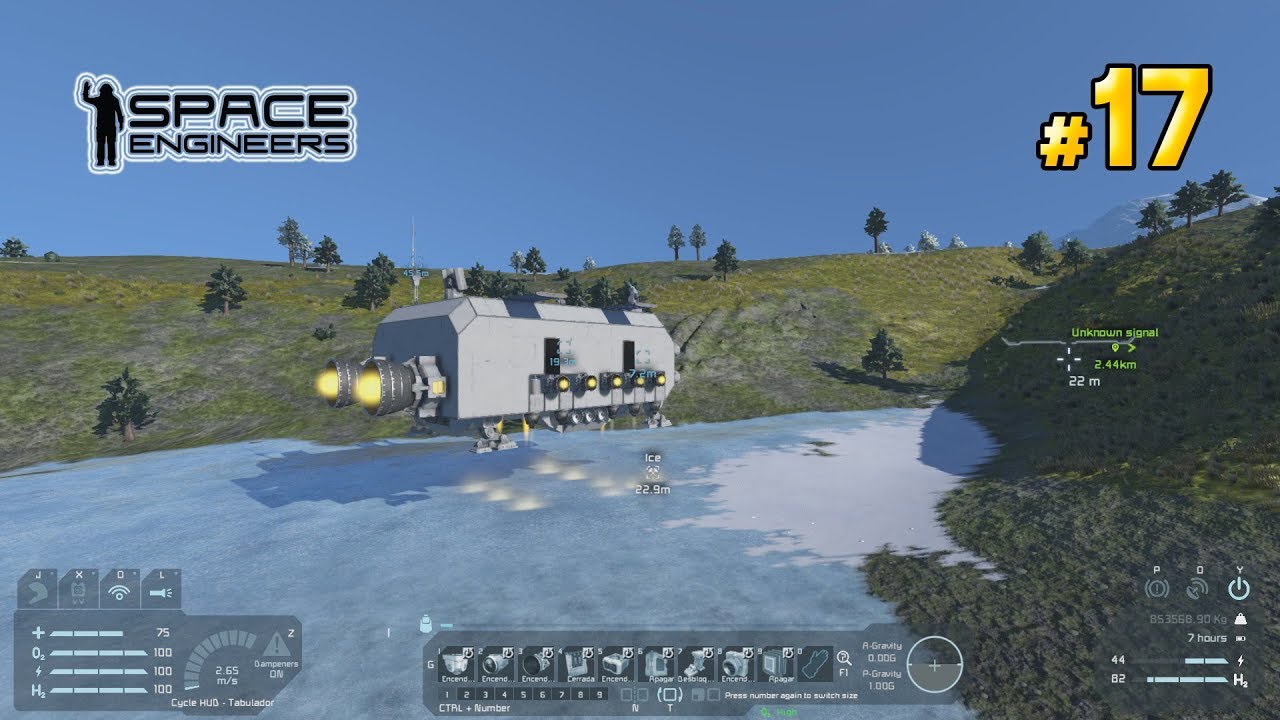 SPACE ENGINEERS #17 PRIMERA PRUEBA DE VUELO | GAMEPLAY ESPAÑOL - YouTube