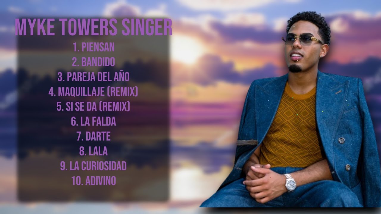 Myke Towers Singer-Year's essential hits roundup--Carefree - YouTube