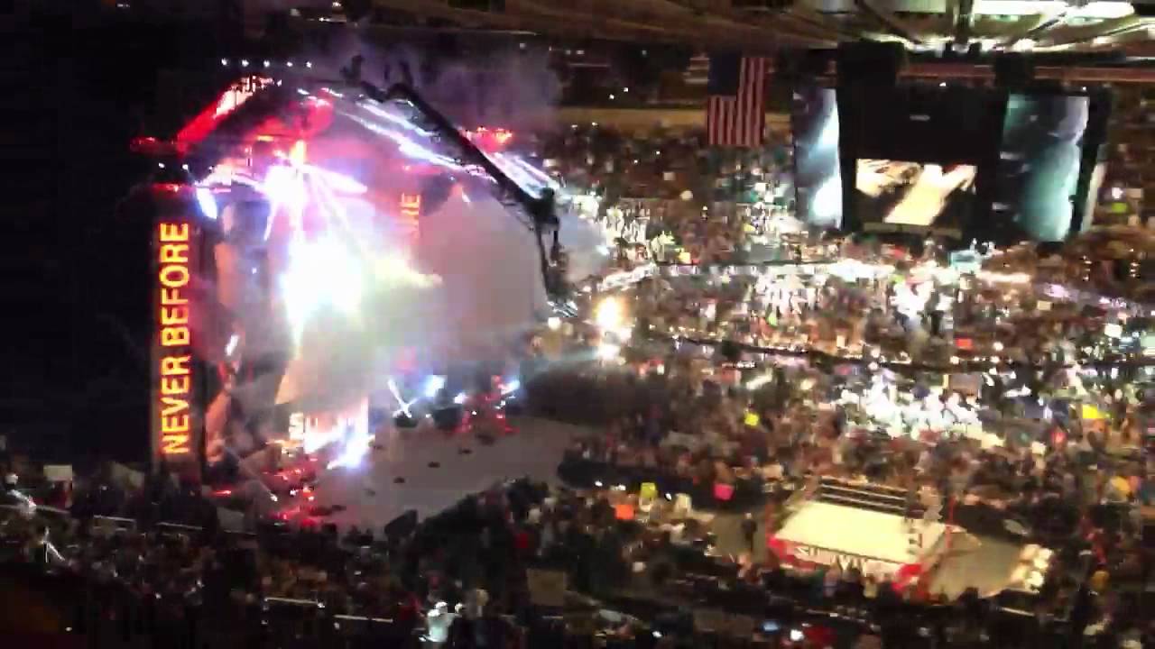 WWE Survivor Series Fireworks Display - YouTube